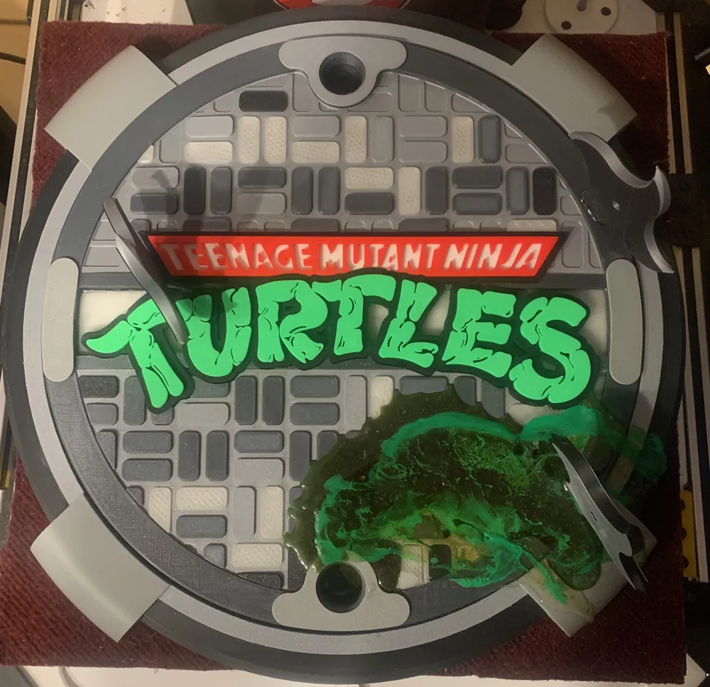 TMNT Manhole Cover by jeffreylsteven MakerWorld: Download Free 3D Models
