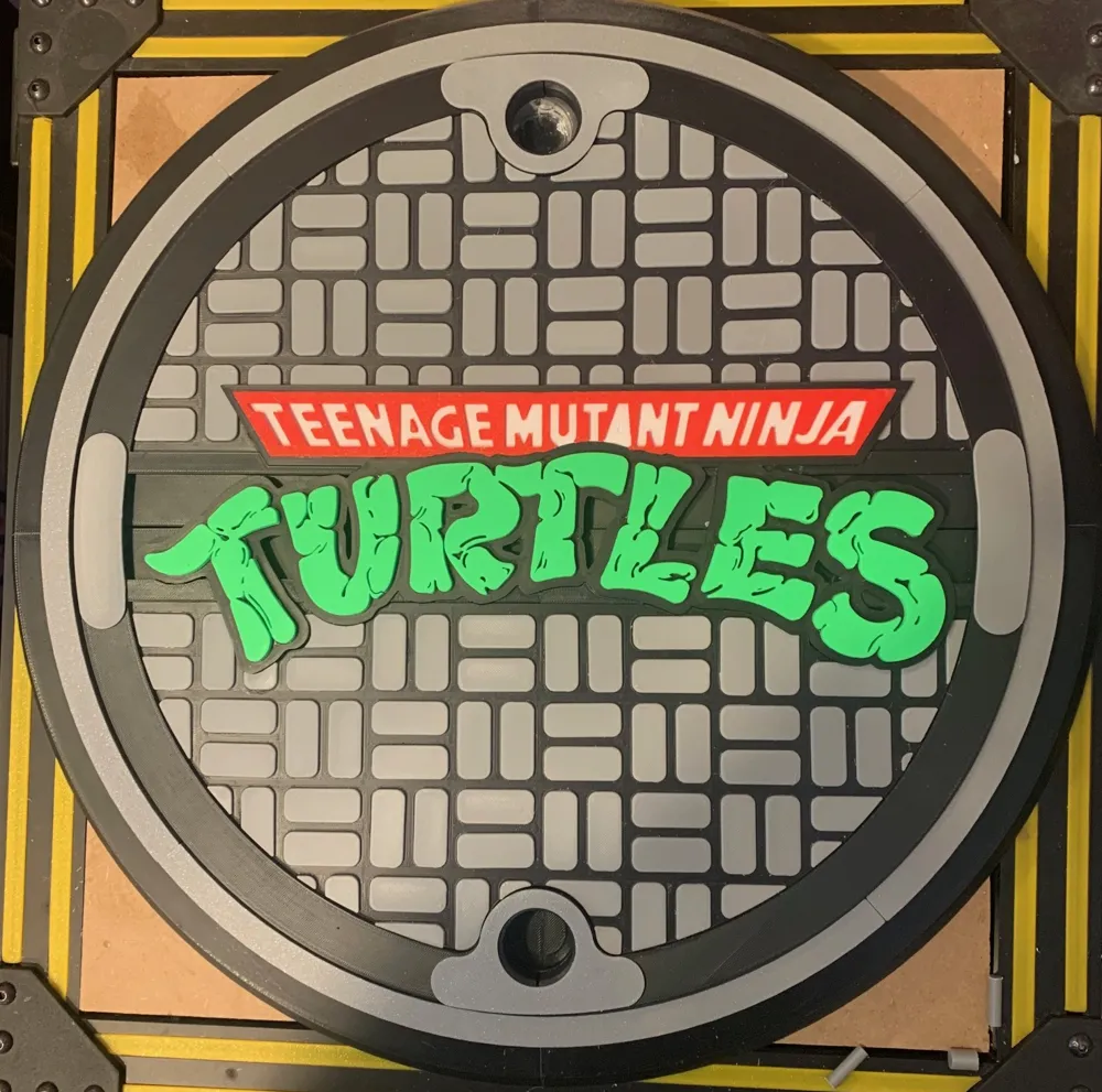 TMNT Manhole Cover by jeffreylsteven MakerWorld: Download Free 3D Models