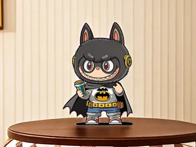 Marvel! Batman Labubu by 白哥 MakerWorld: Download Free 3D Models
