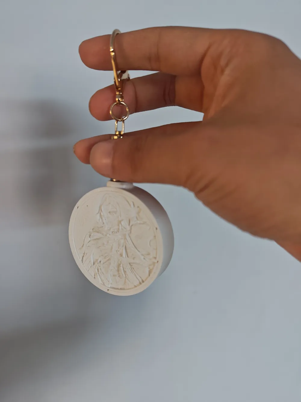 Arlecchino Round Luminous Lithophane Keychain (Interchangeable Lamp ...