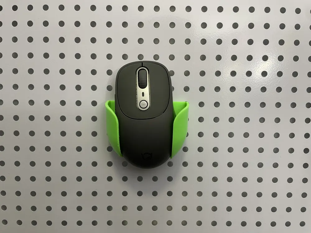 Pegboard (6mm - 16mm) Mouse Holder Remixed by imsystem MakerWorld ...