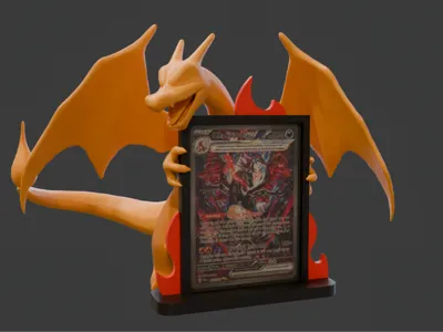 3d printed pokemon card stand - MakerWorld
