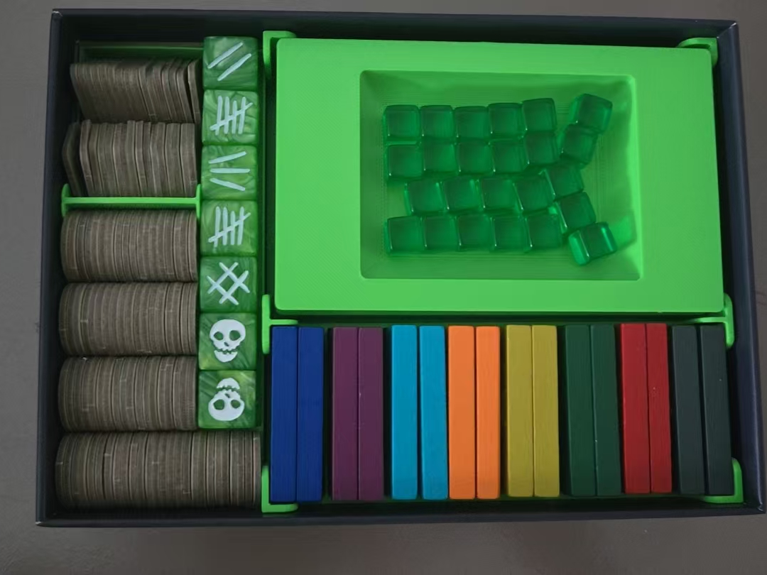 【Emerald Skulls Organizer】EMERALD SKULLS INSERT by 川上河 MakerWorld: Download Free 3D Models