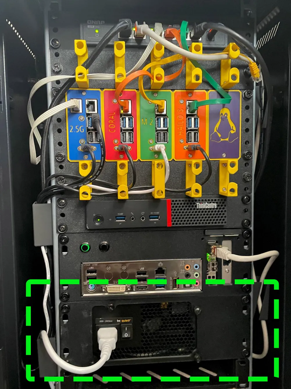 10 inch rack mount panel for the ATX PSU (+ 2 SSD) by RiHi36 MakerWorld ...