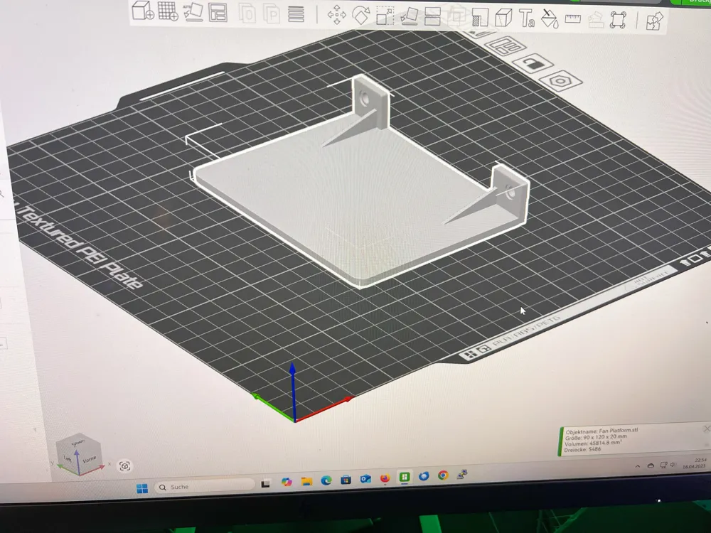 Fan platform for 120mm fans by Crashing_Crow MakerWorld: Download Free ...