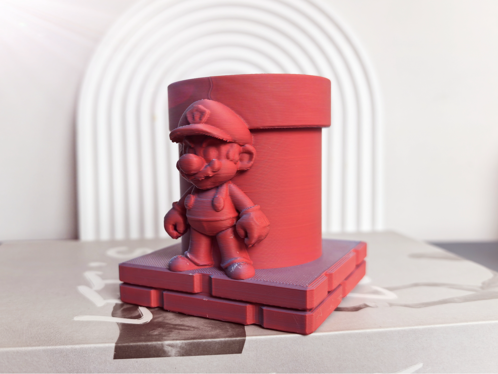 Super Mario Pipe Pen Holder by naiyangyang MakerWorld: Download Free 3D ...