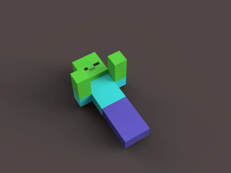 Minecraft Zombie by Demir Sitrava MakerWorld: Download Free 3D Models