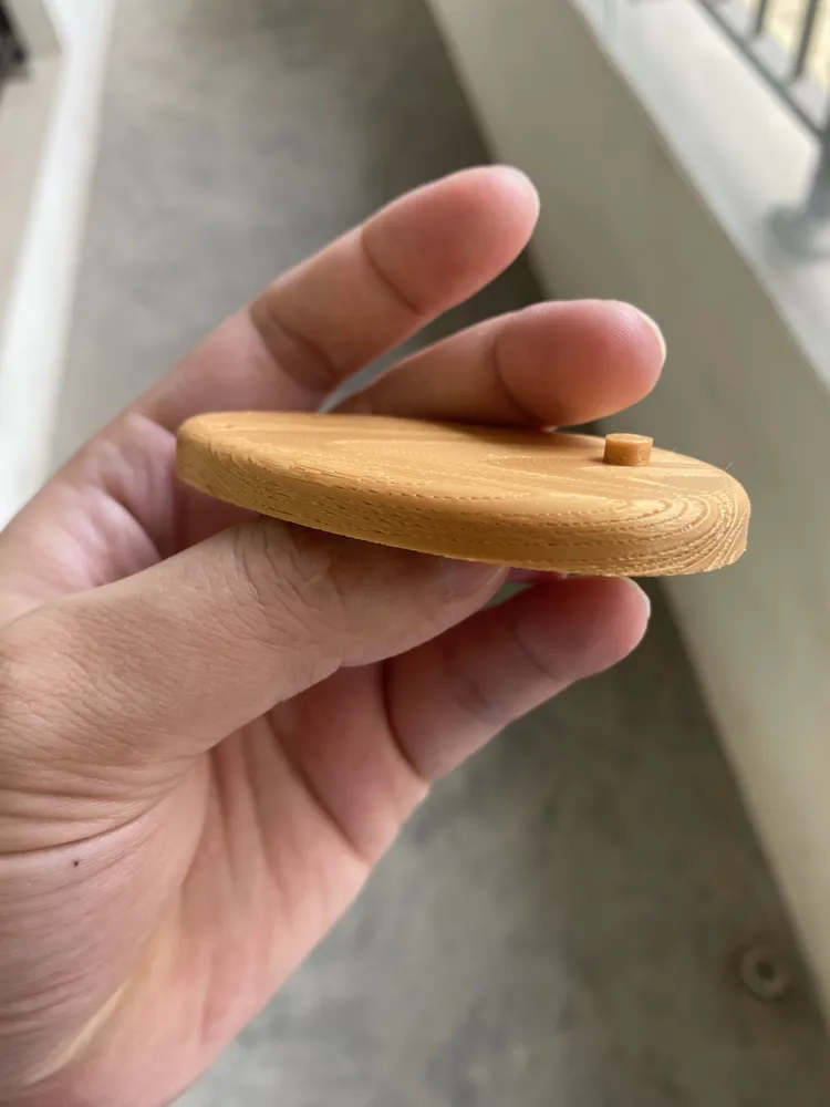 Labubu Wooden Effect Display Stand - Free 3D Print Model - MakerWorld