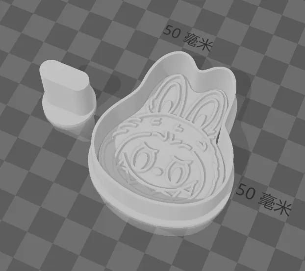 Labubu classic cookie cutter - Free 3D Print Model - MakerWorld