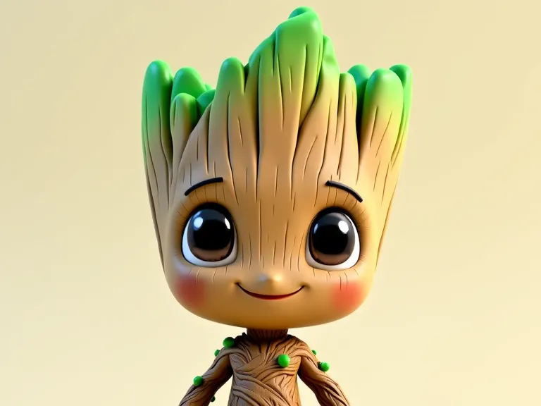 Baby Groot - Free 3D Print Model - MakerWorld
