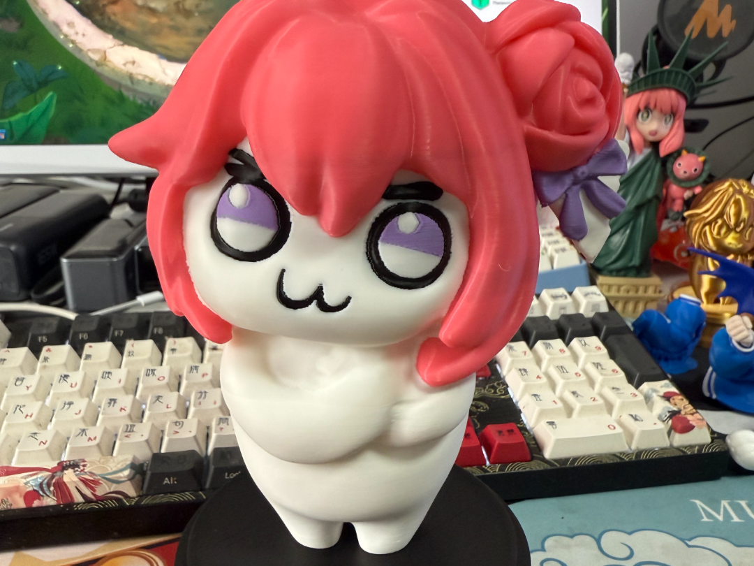 Pink doro by 红糖咸鱼MakerWorld: Download Free 3D Models