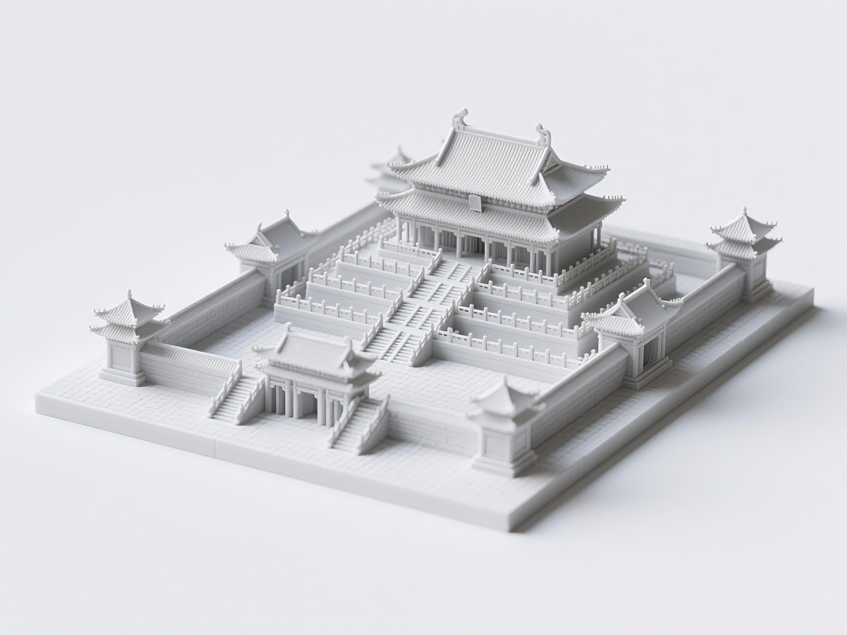 Historic Architecture—Palace Complex no supports Print in Place for the ...