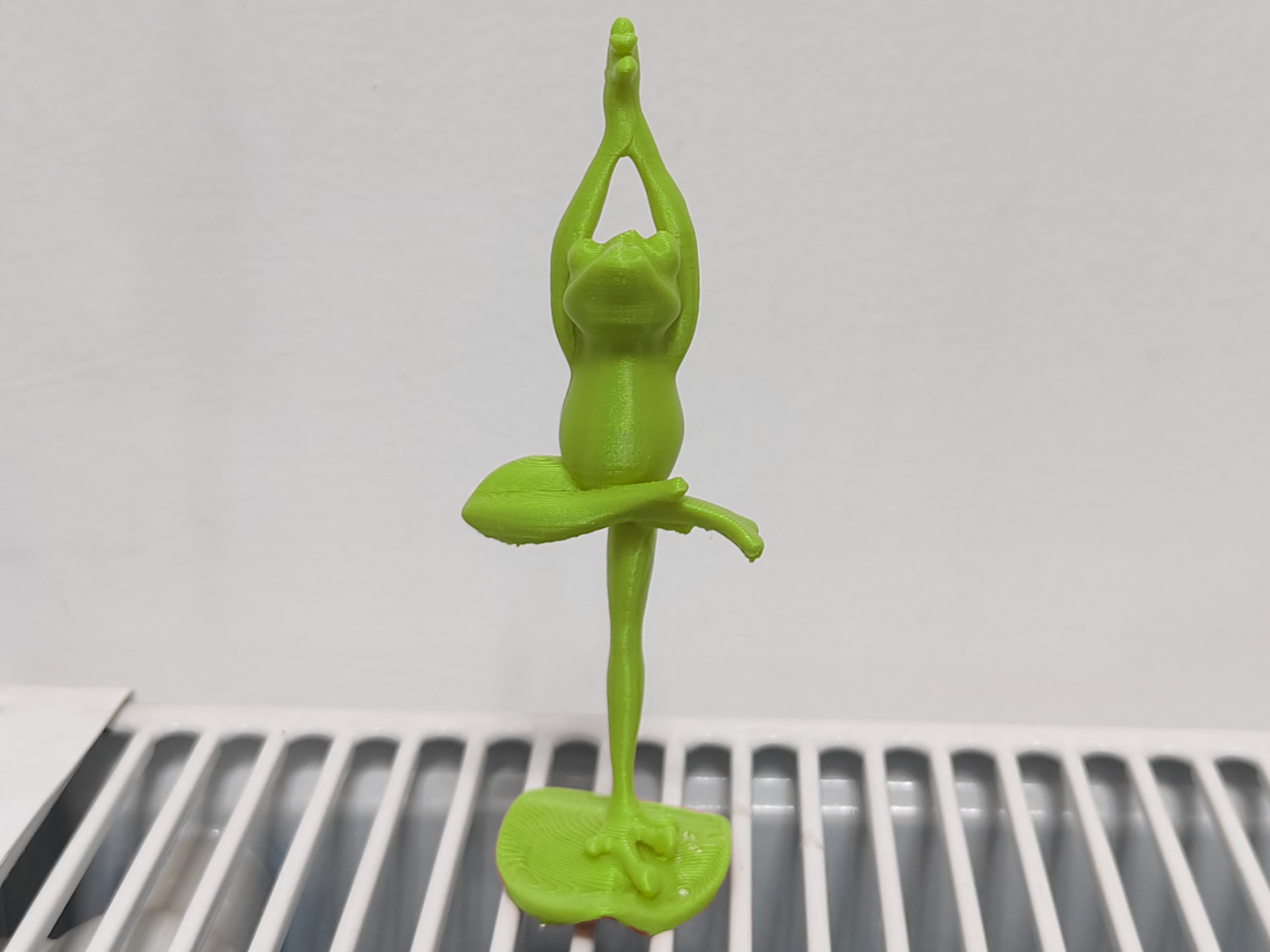 Yoga Frog Tree Pose by model hunterMakerWorld: Download Free 3D Models
