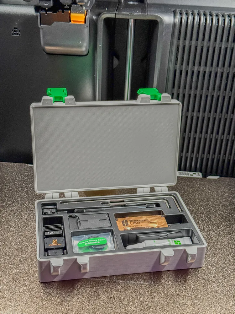 H2D H2S P2S Tool and Accessory Box SnapLock Box - Free 3D Print Model ...