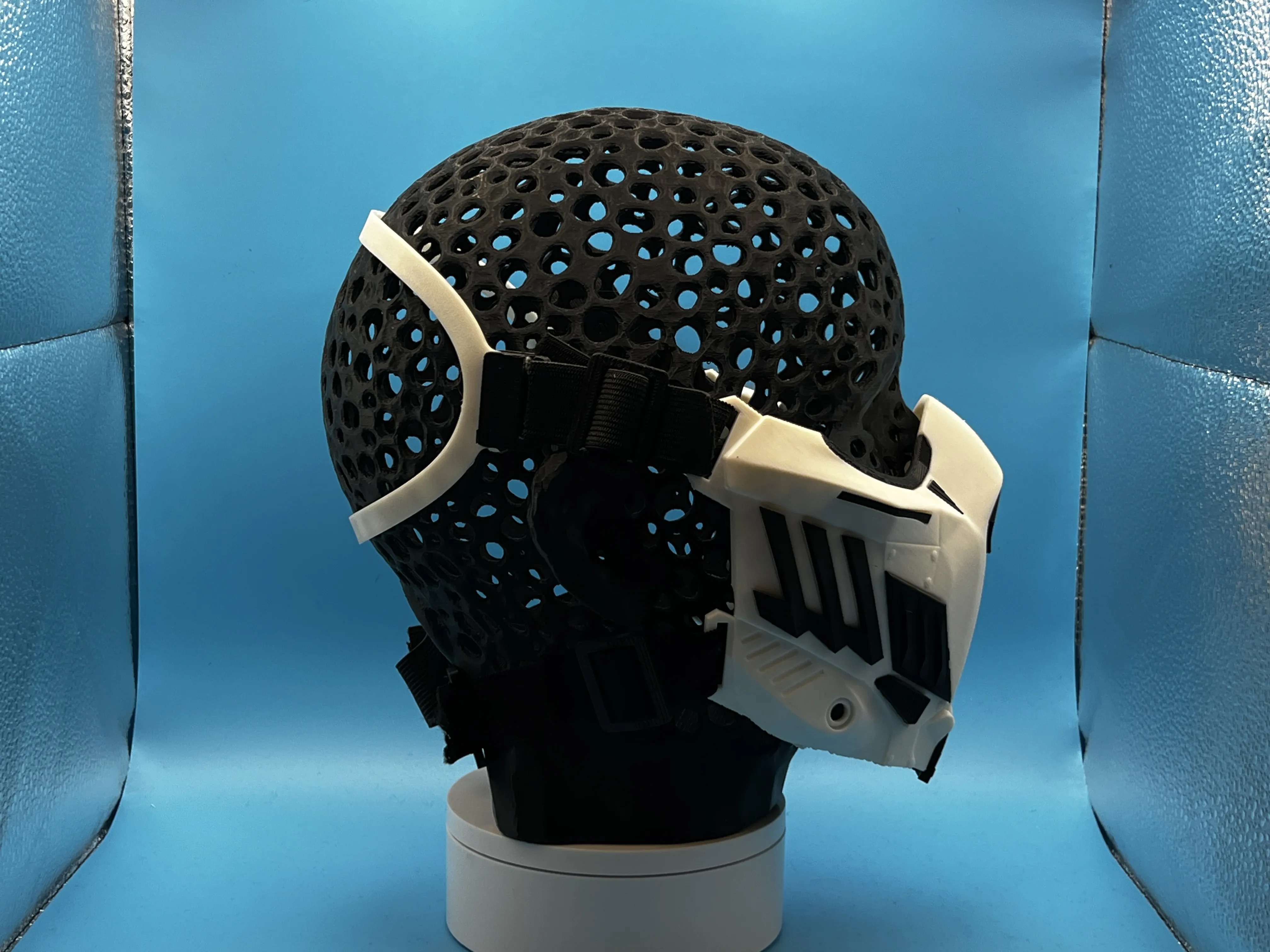 AMS print-in-place Cyberpunk Mask - Free 3D Print Model - MakerWorld
