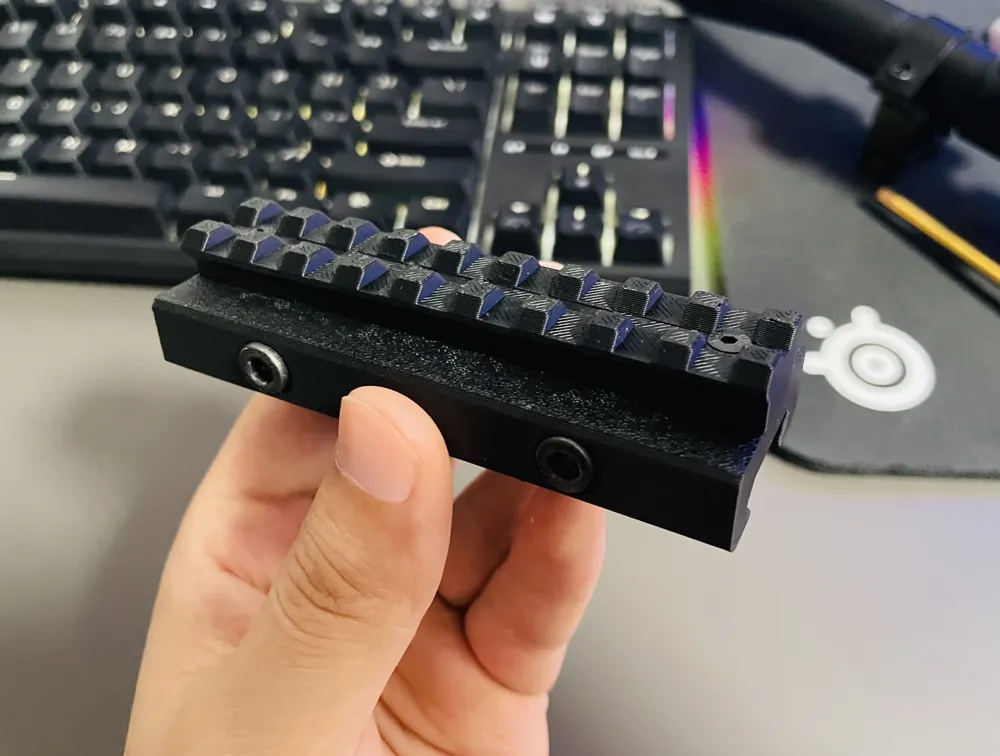 1-Degree Red Dot Sight Riser, Splittable Adjustable V0.2 by user ...