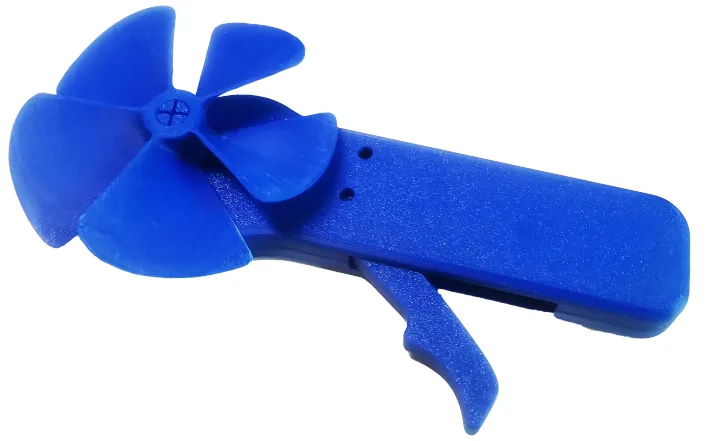 Manual Hand-cranked Handheld Fan - Free 3D Print Model - MakerWorld