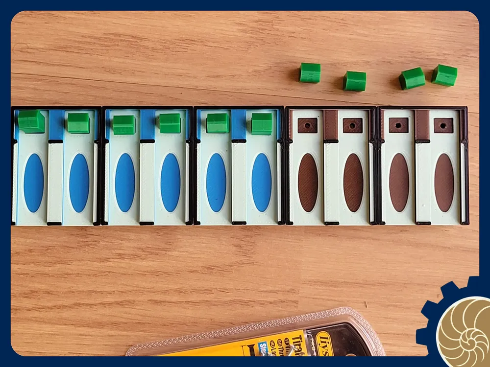 Monopoly Style Key Chains & Organizer - No AMS-MMU - Free 3D Print ...