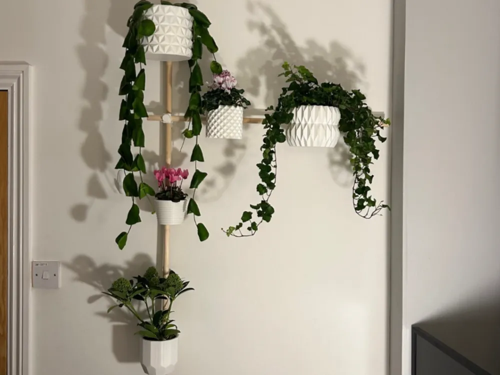 Modular Wall Mounted Plant Pot Setup by Alexander de Boer MakerWorld ...