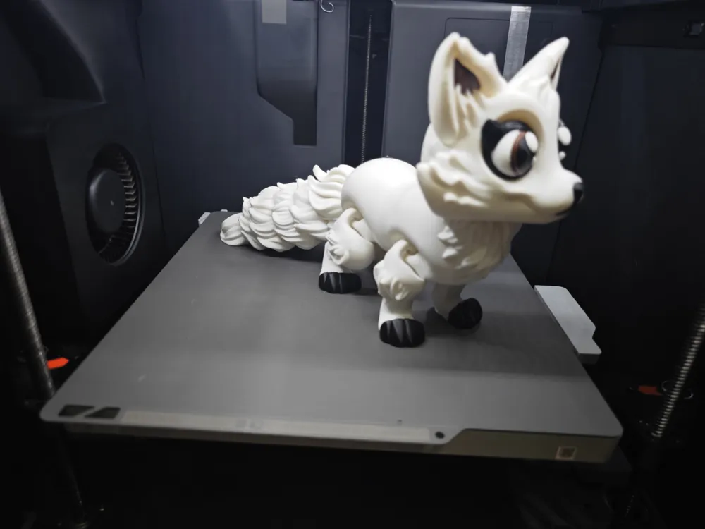 Articulated Fox Arctic Fox Remixed by 舒森 MakerWorld: Download Free 3D ...