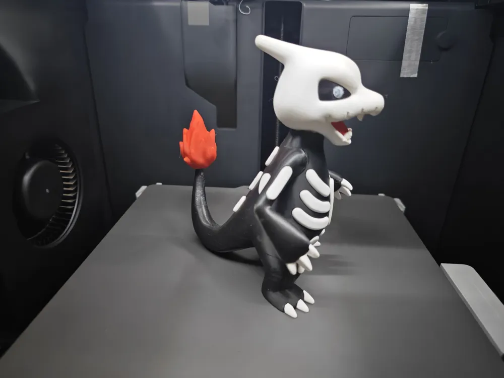 Halloween Charmander - Free 3D Print Model - MakerWorld