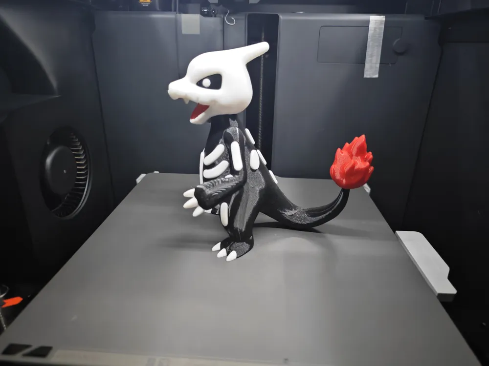 Halloween Charmander - Free 3D Print Model - MakerWorld