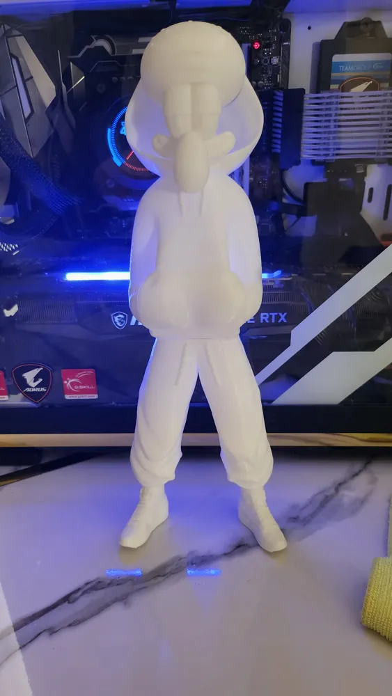 Urban Vibes Squidward Blacked Out Drip by Ryan @ TheMajinLab MakerWorld ...