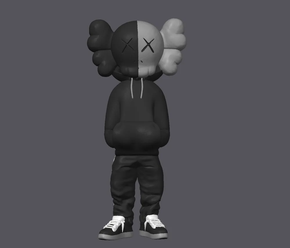 Urban Vibes KAWS – Blacked Out Drip by Ryan MakerWorld: Download Free ...