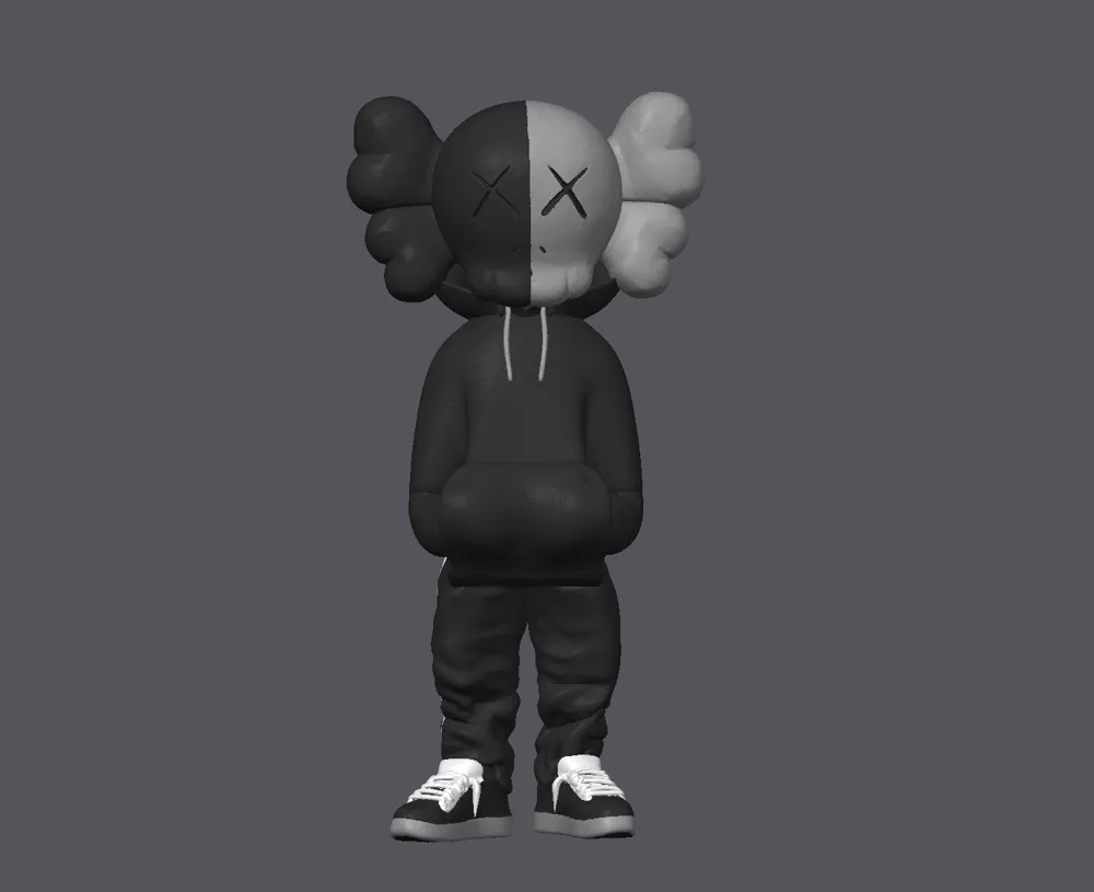 Urban Vibes KAWS – Blacked Out Drip by Ryan MakerWorld: Download Free ...