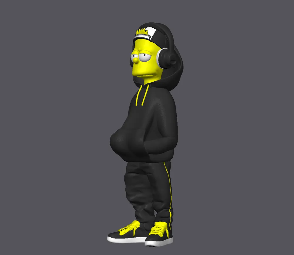 Urban Vibes Bart Simpson – Blacked Out Drip by Ryan @ TheMajinLab ...