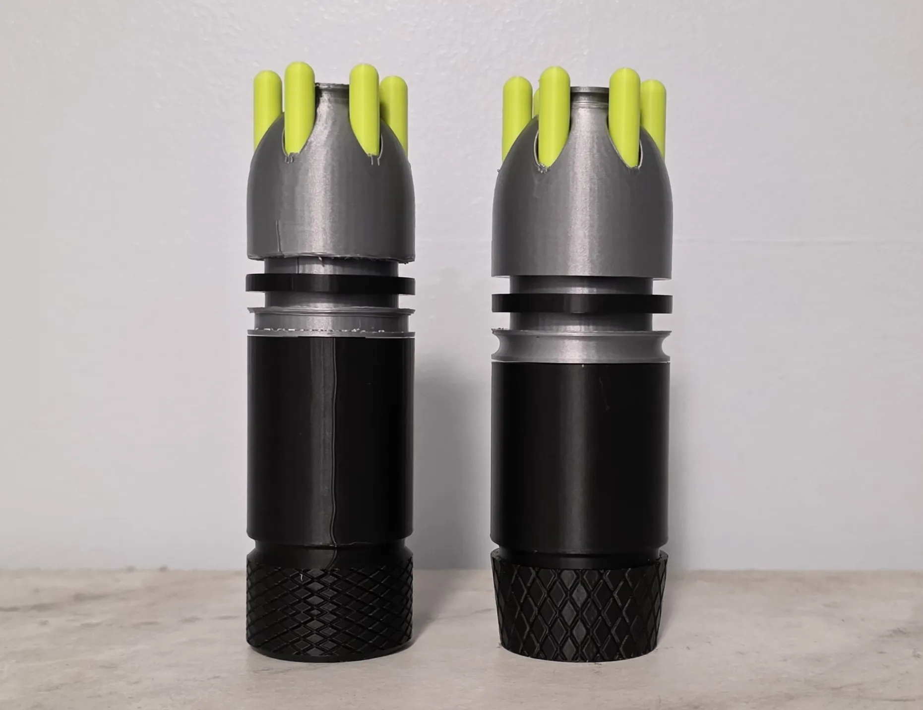 Batman Arkham Origins Glue Grenade V2 - Free 3D Print Model - MakerWorld