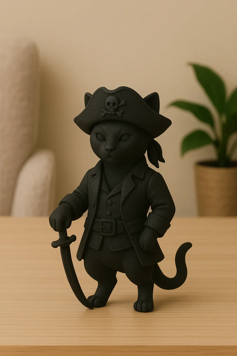 Captain Cat by Vaughn MakerWorld: Download Free 3D Models