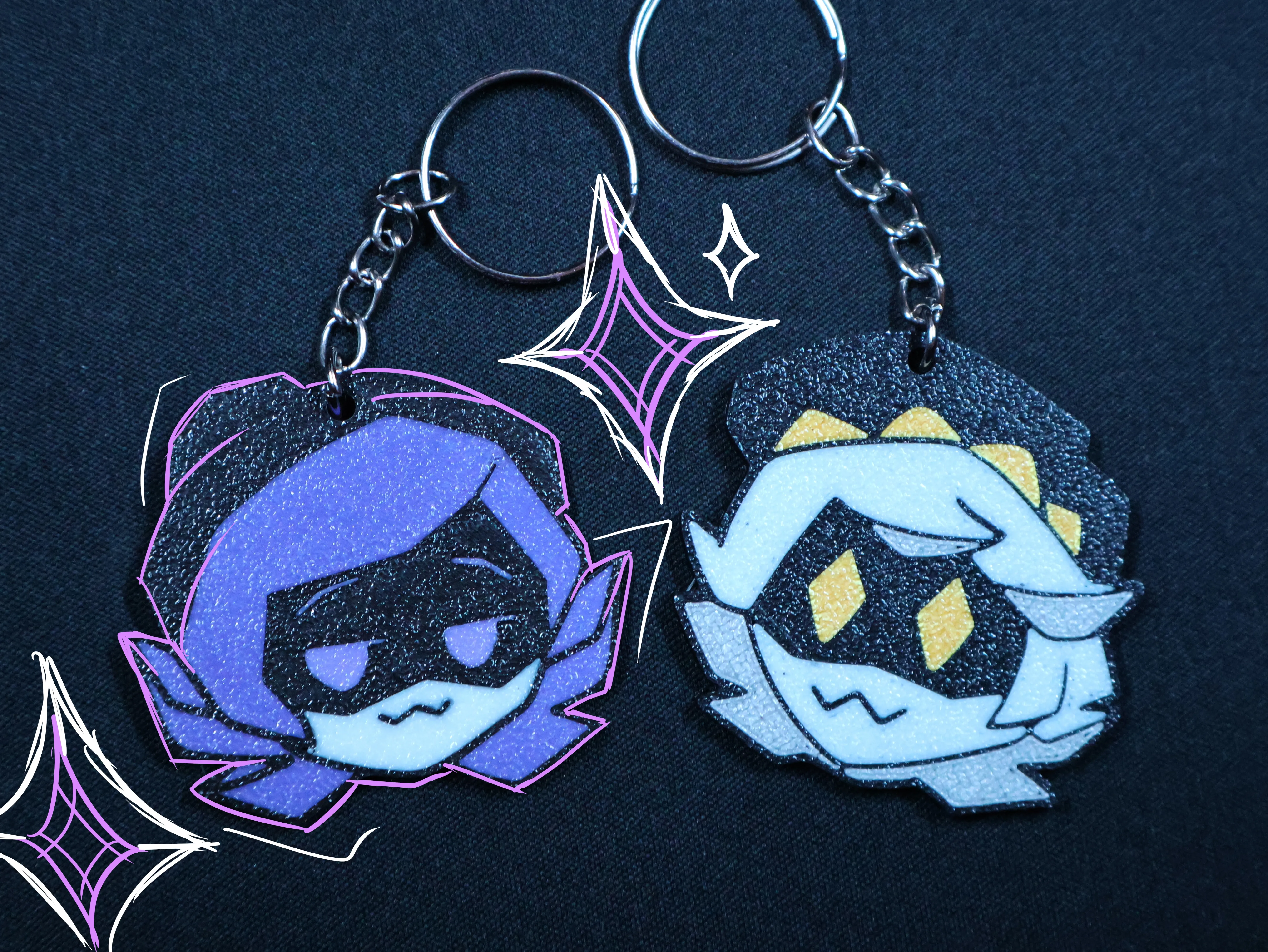 Uzi Keychain Murder Drones Glitch pin - Free 3D Print Model - MakerWorld