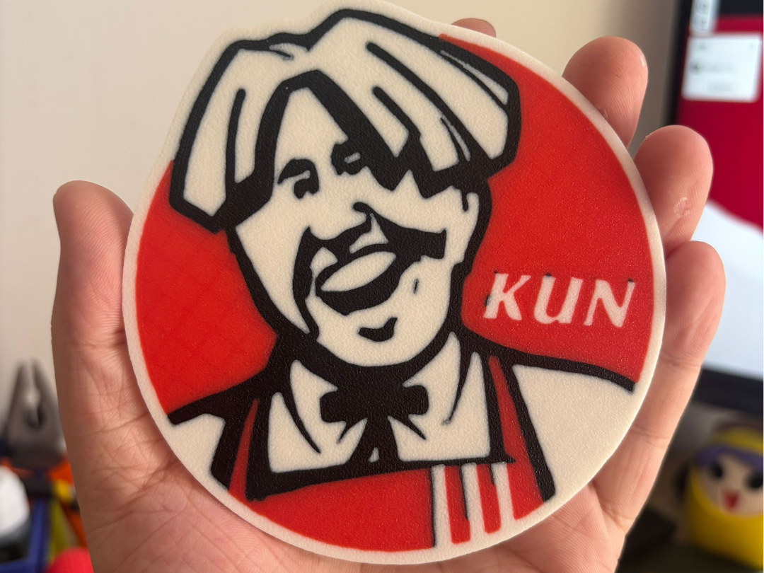 KFC meme, ridiculously handsome, what are you doing, refrigerator ...