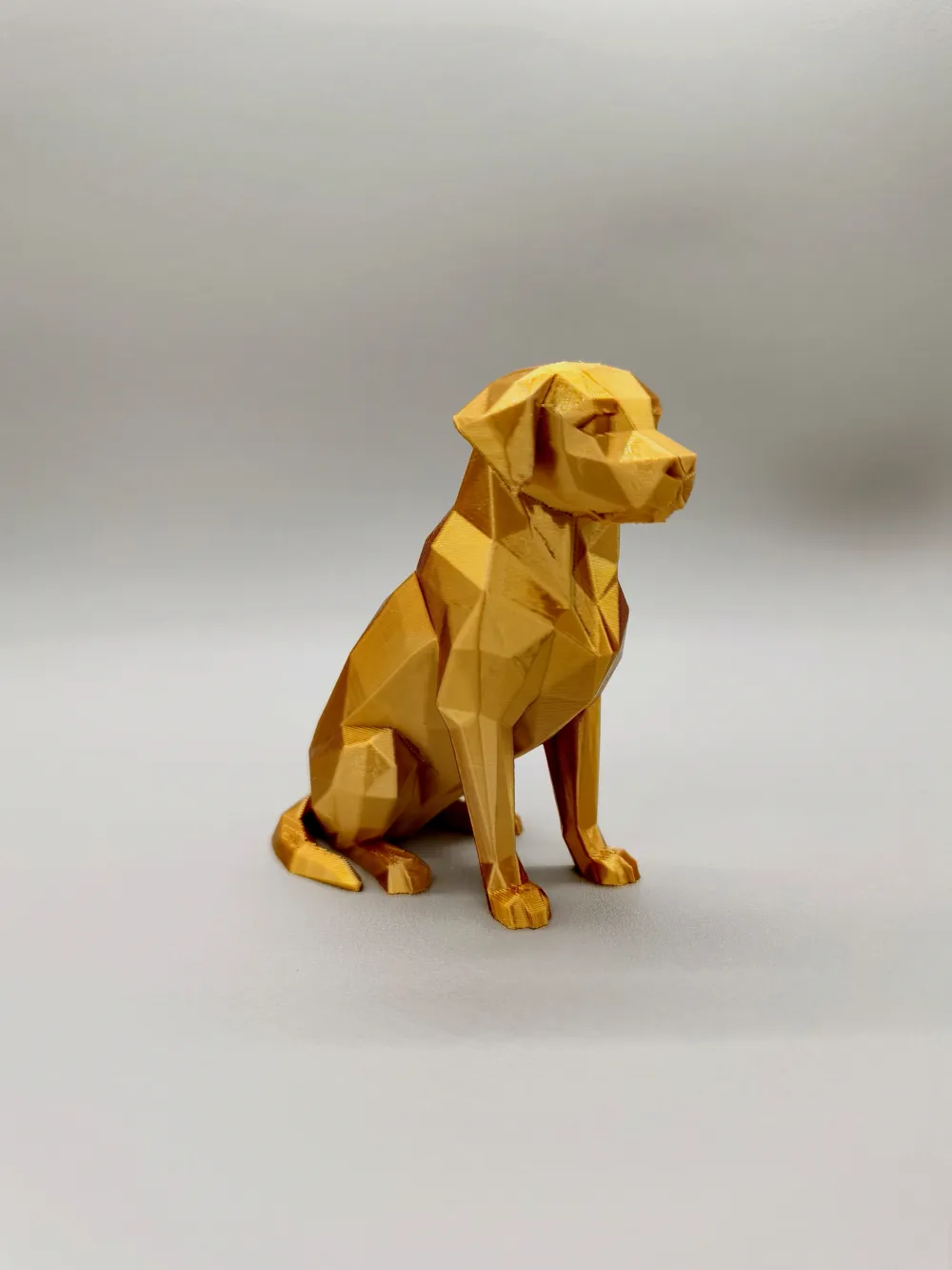 Low-poly Labrador Retriever - Animal Sculpture Ornament by Solune ...