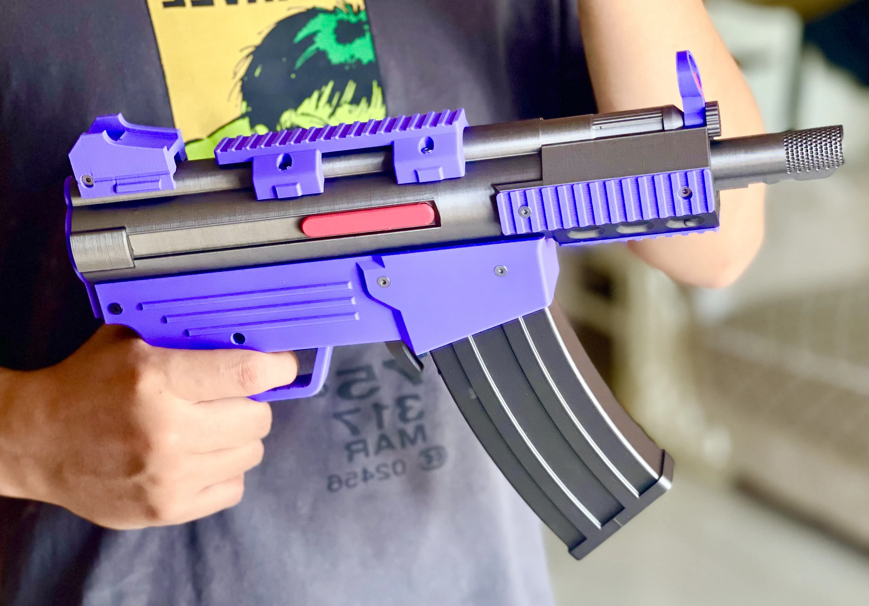 Electric Water Spray gun（MP5K Submachine gun） - Free 3D Print Model ...