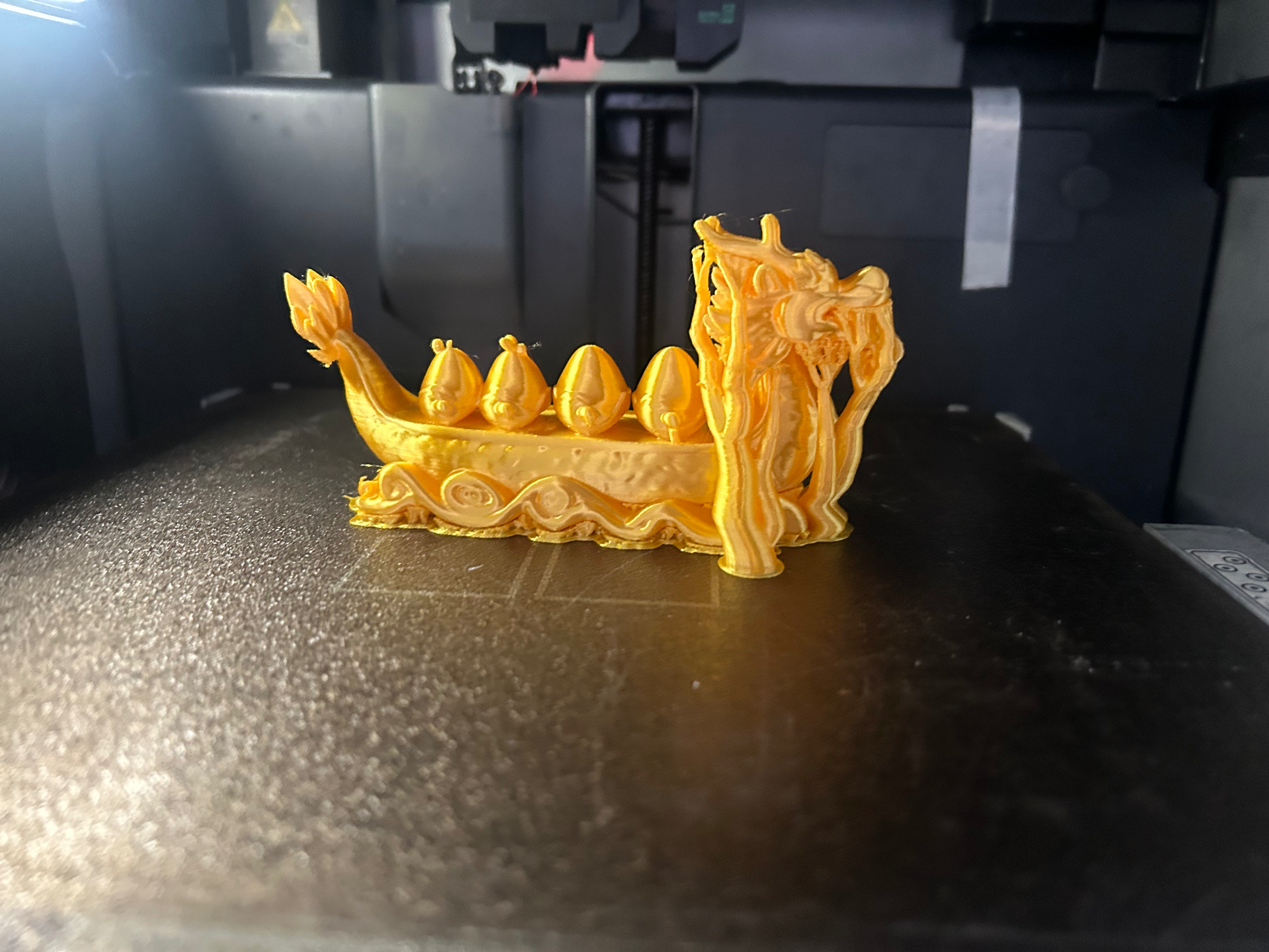 Adorable Dragon Boat with Zongzi, Minimal Supports, Easy Removal by ...