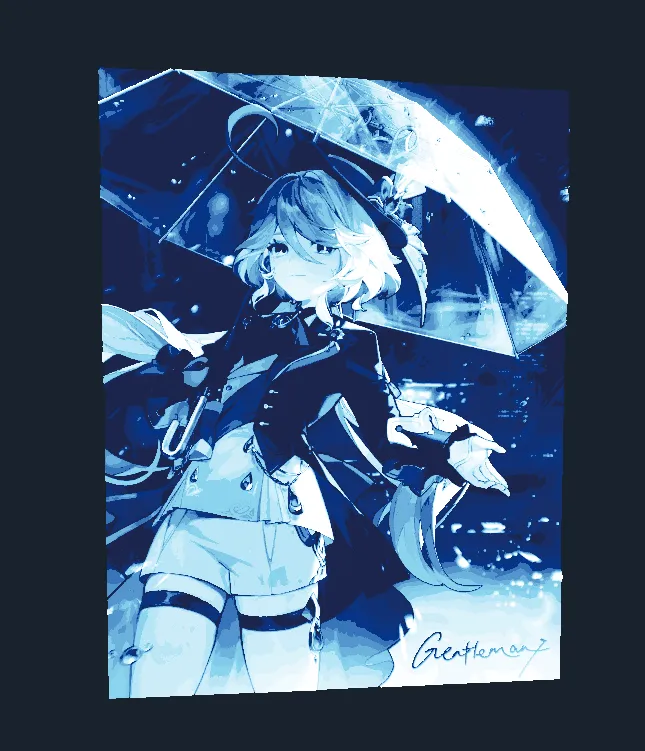 [hueforge]Furina Genshin Impact by Axion-TetractysMakerWorld: Download ...