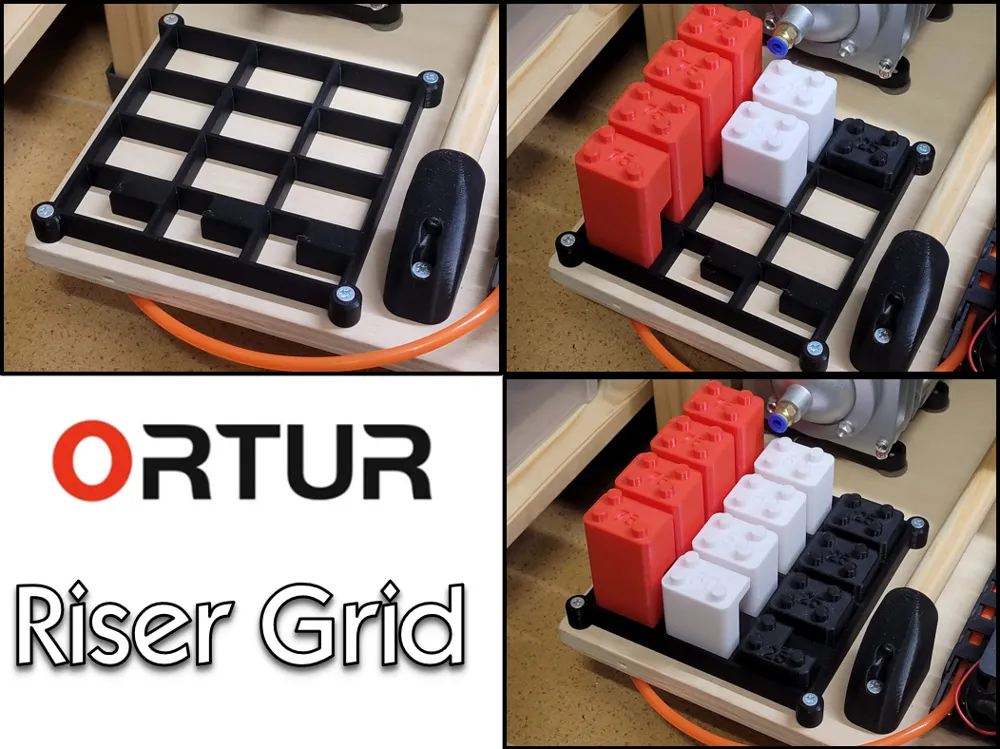 Ortur Accessory - Riser grid holder by Olo DeepdelverMakerWorld ...