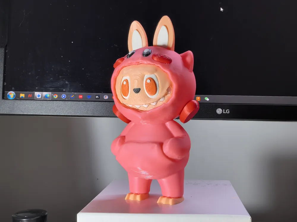 Capybara-Labubu x Star Capybara-Disassembly, AMS-free - Free 3D Print ...