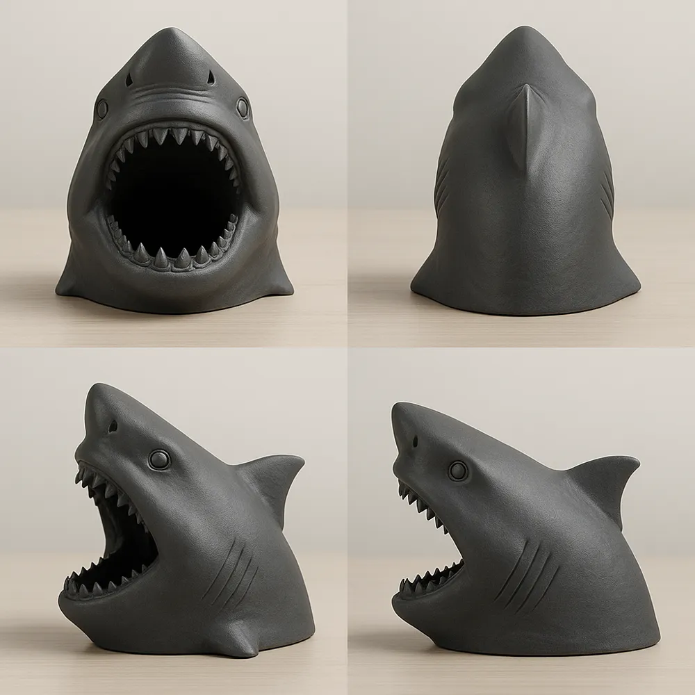 Shark Head by Bloop3D MakerWorld: Download Free 3D Models
