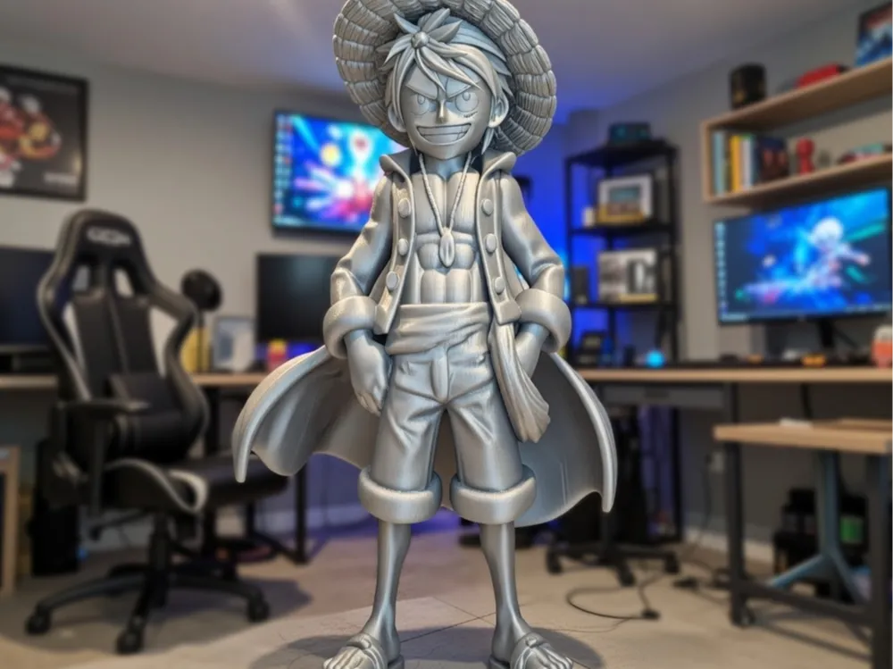 Life-Size One Piece Monkey D. Luffy 3D Model - Free 3D Print Model ...