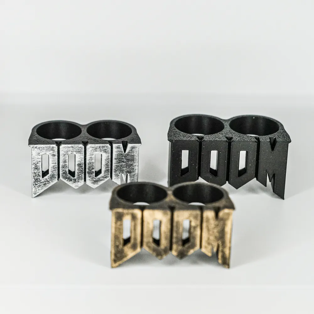 DOOM Knuckle Ring by gobotoru MakerWorld: Download Free 3D Models
