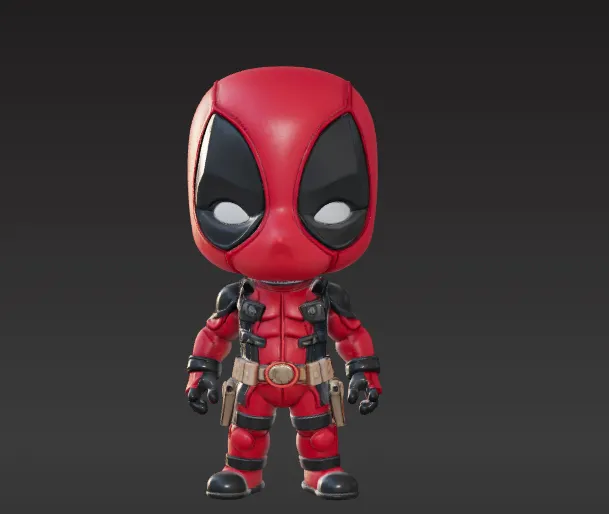 Deadpool Chibi Mini Merc Maximum Attitudeute by Ryan MakerWorld ...