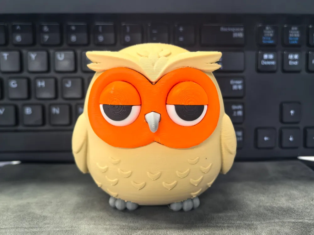 World-weary Little Owl by Rocket_luo MakerWorld: Download Free 3D Models