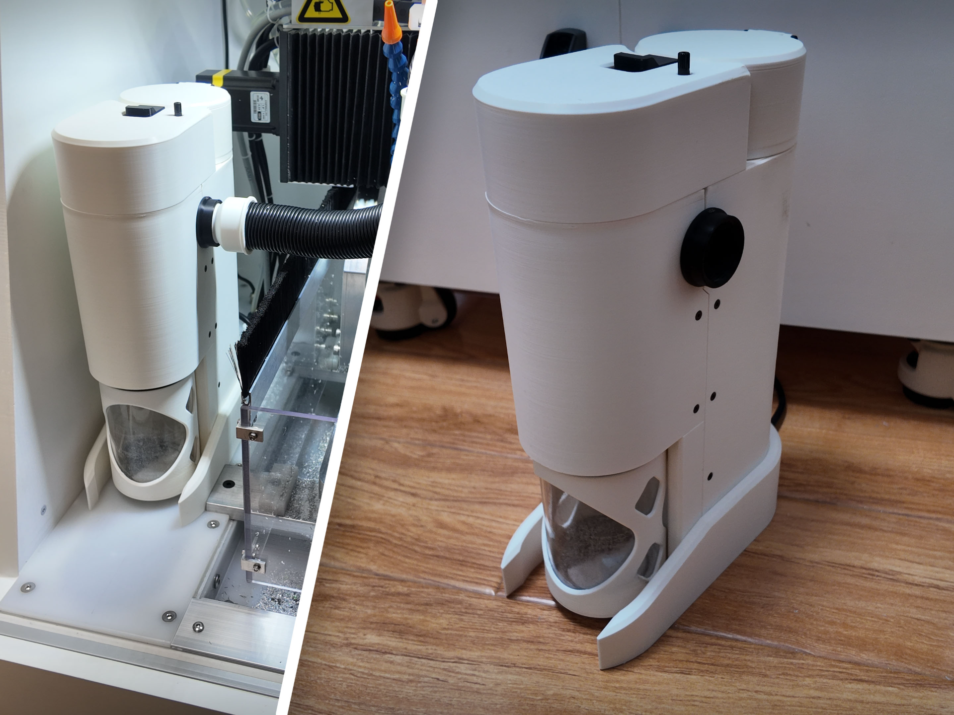 Vertical Two-Stage Cyclone Vacuum Cleaner (for Engraving Machine) by TC ...