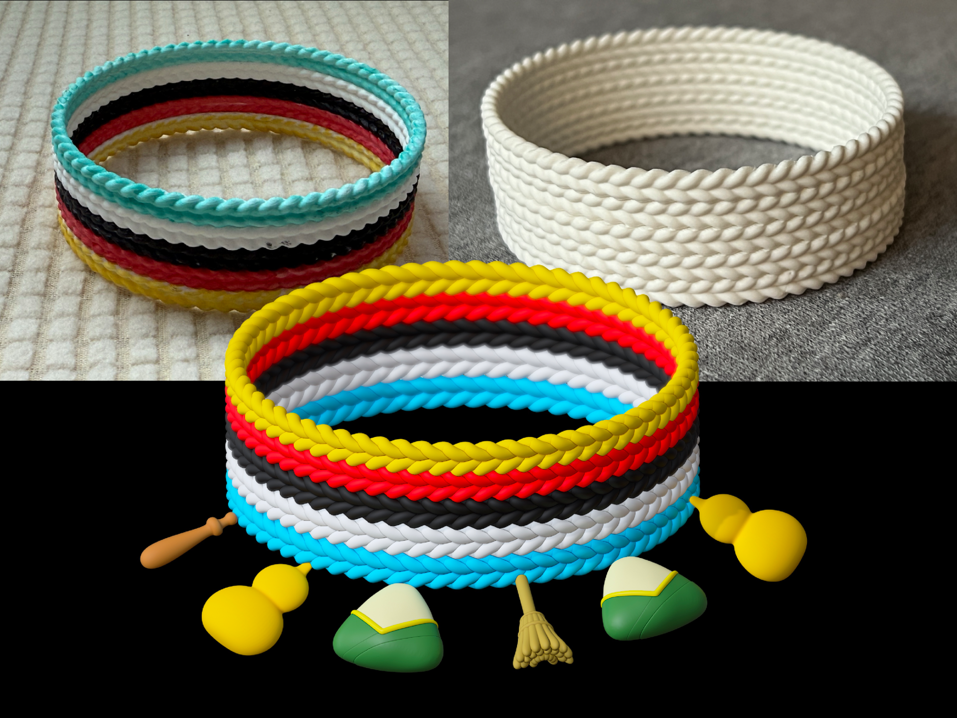 Rainbow string? Rainbow bracelet by 霏 MakerWorld: Download Free 3D Models