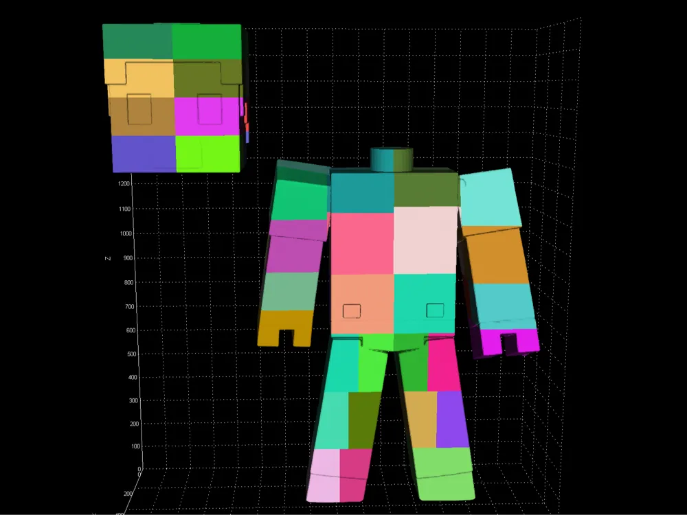 Life-Size Minecraft Steve 1800mm 3D by Ryan MakerWorld: Download Free ...