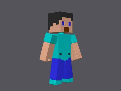 Minecraft Steve Classic Hero by Ryan MakerWorld: Download Free 3D Models