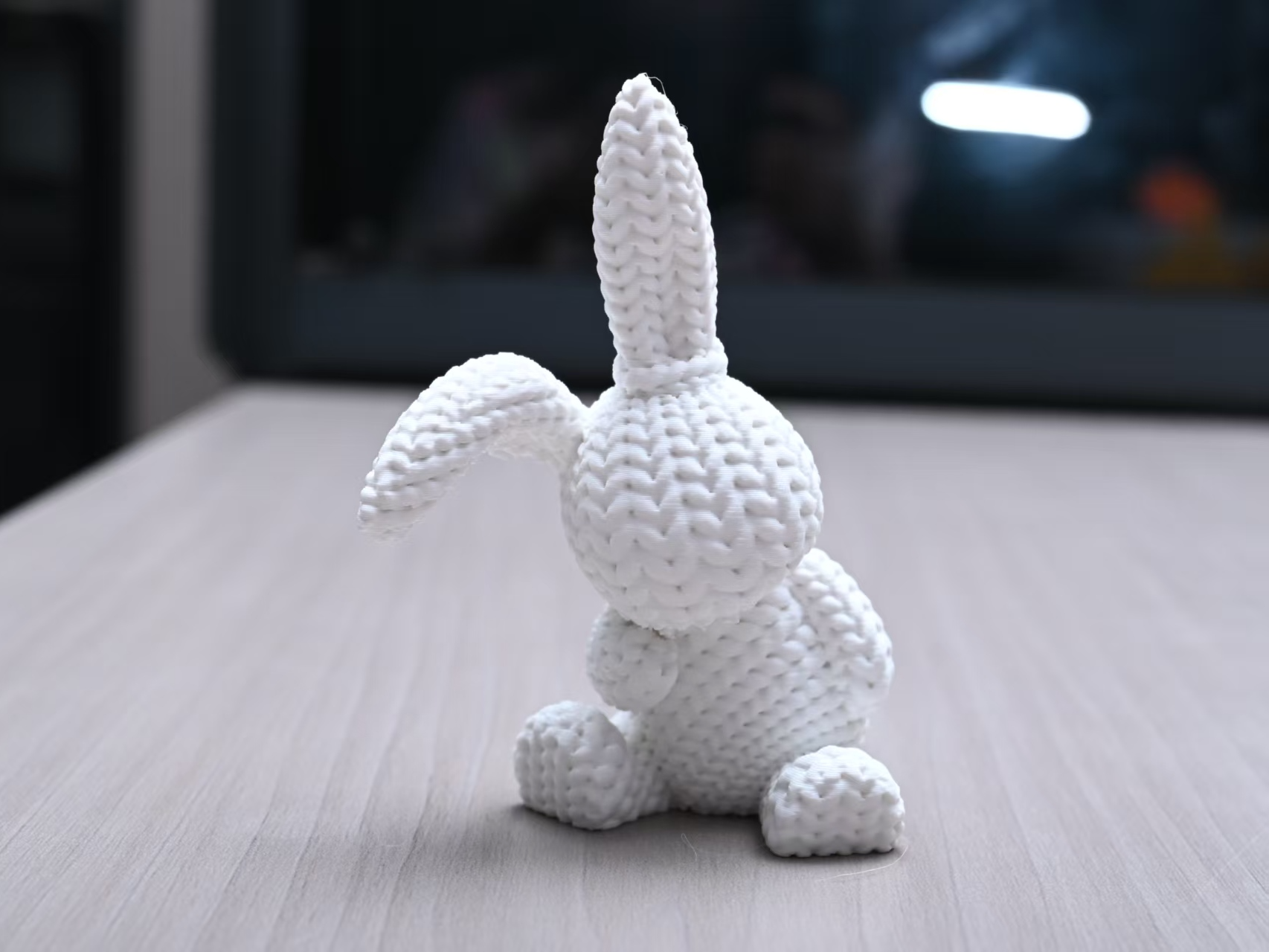 Knit Contemplative/Cheerful Rabbit by mRed MakerWorld: Download Free 3D ...